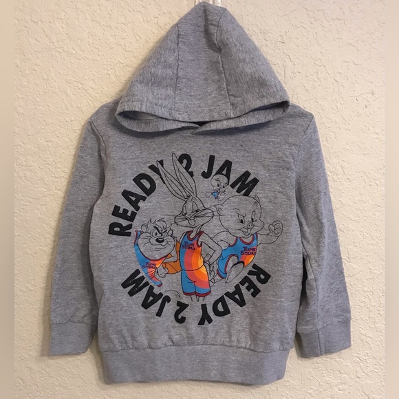 Shirts & Tops | Space Jam Boys Grey Hoodie | Poshmark